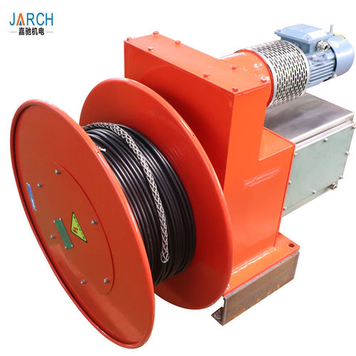 Working principle of slip rings cable reels