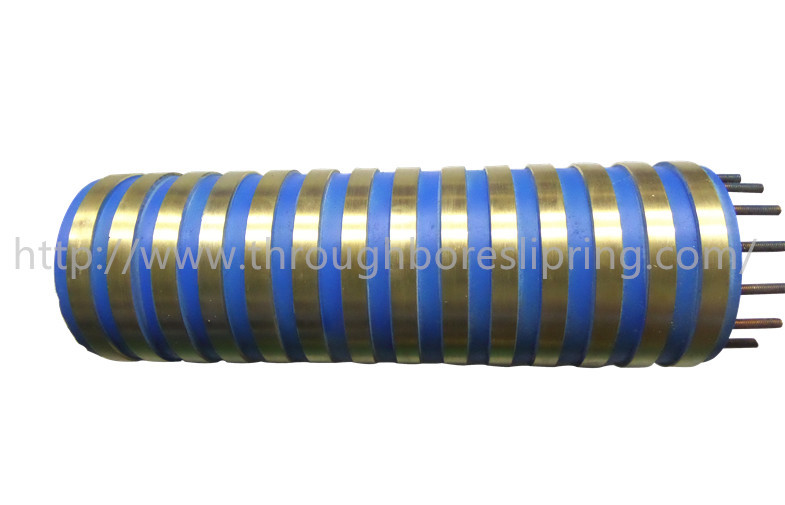 Traditional Slip Ring Assembly 12 Rings 50mm OD Through Hole Slip Ring ...