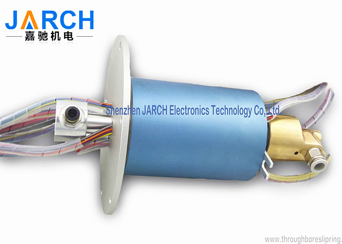 5A / 15A Pneumatic Rotary Union With OD 99mm / Electrical Slip Joint ...