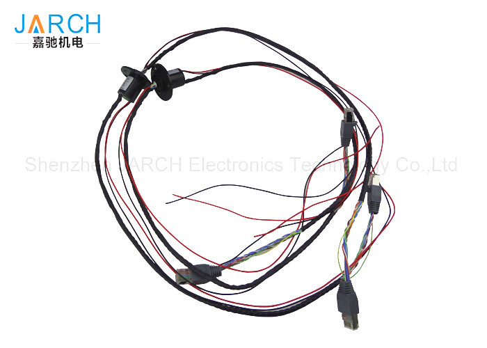 Mini Miniature Capsule Slip Ring Ethernet High Speed Data Wide Band