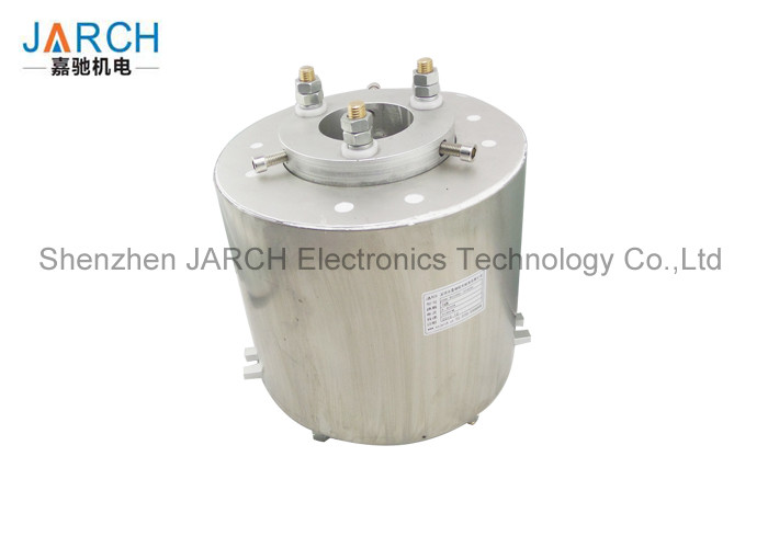 3 Circuits 400A Through Bore Slip Ring , Shaft Mounted High Current ...