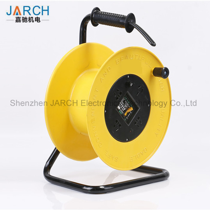 150 Mm Length Retractable Hose Reel , 220V Extension Cable Reel ...