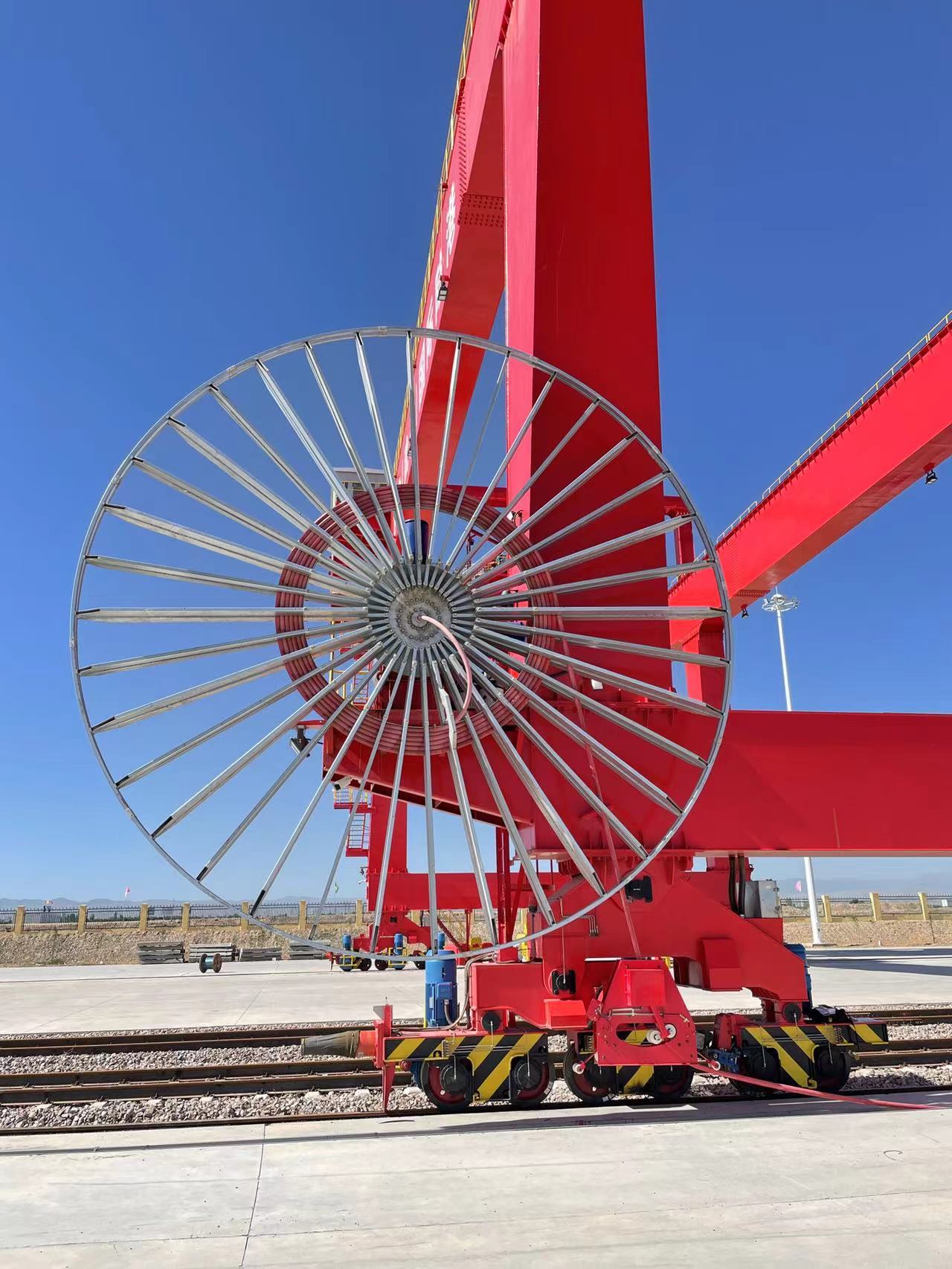 High Capacity 600m Crane Cable Reel Suitable for Managing Long Lengths ...