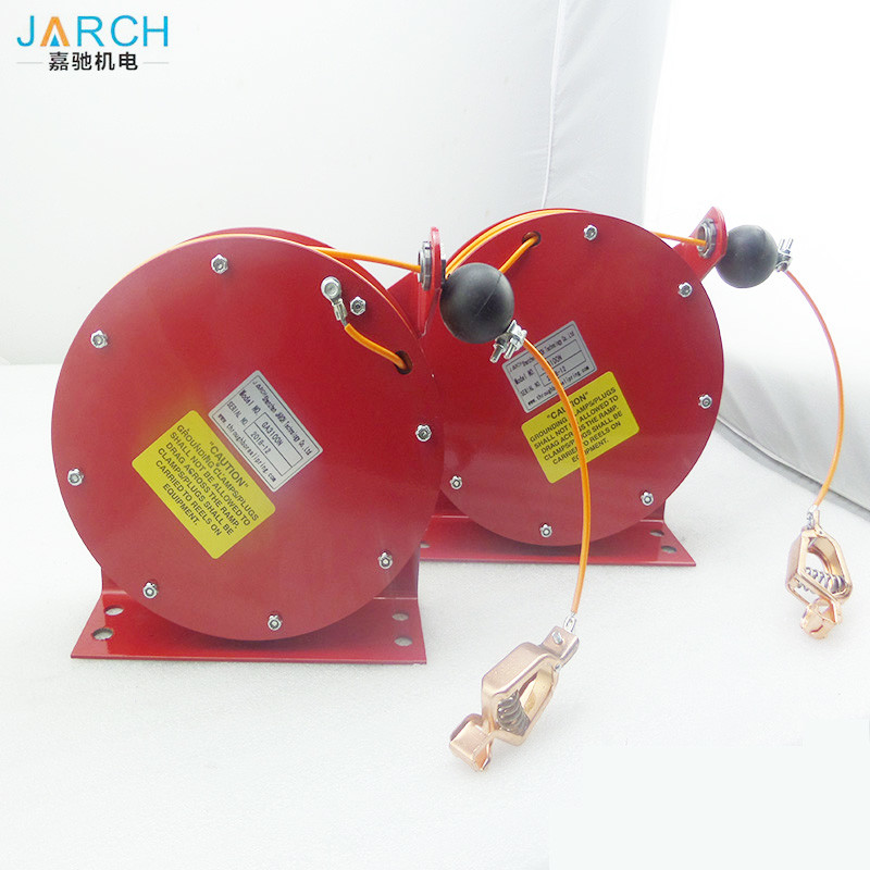 Retractable Nylon Coated Electric Cord Reel Industrial Rewind Static ...