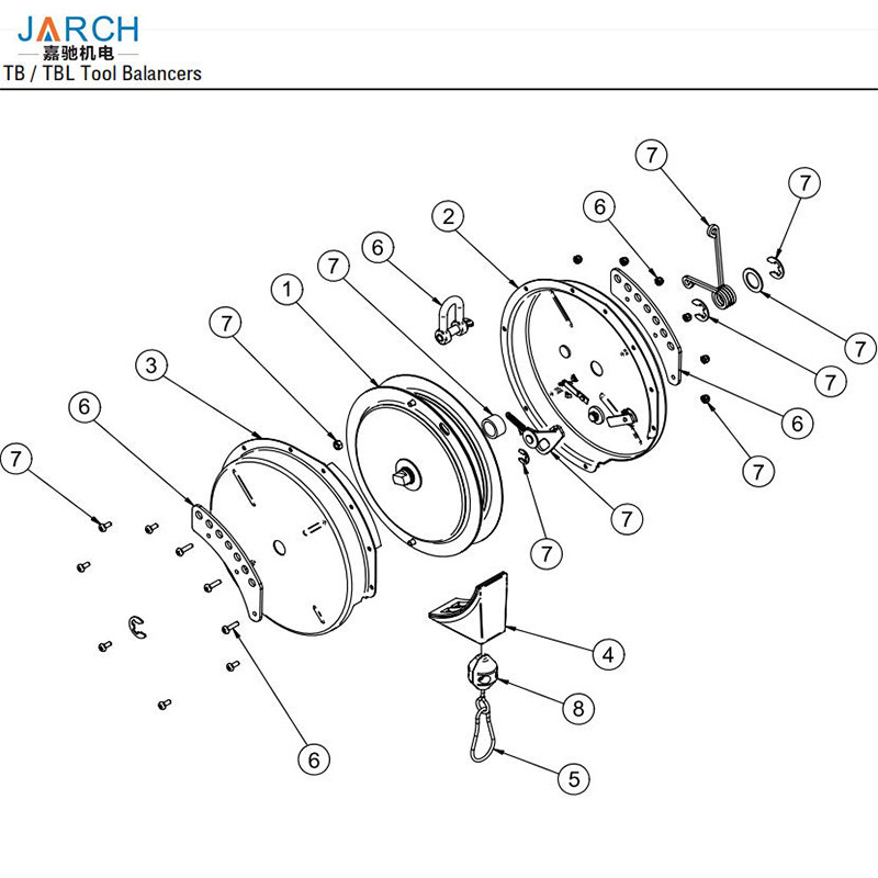 Hand Tool Balancers Safety Ergonomics Heavy Duty Spring Retractable ...