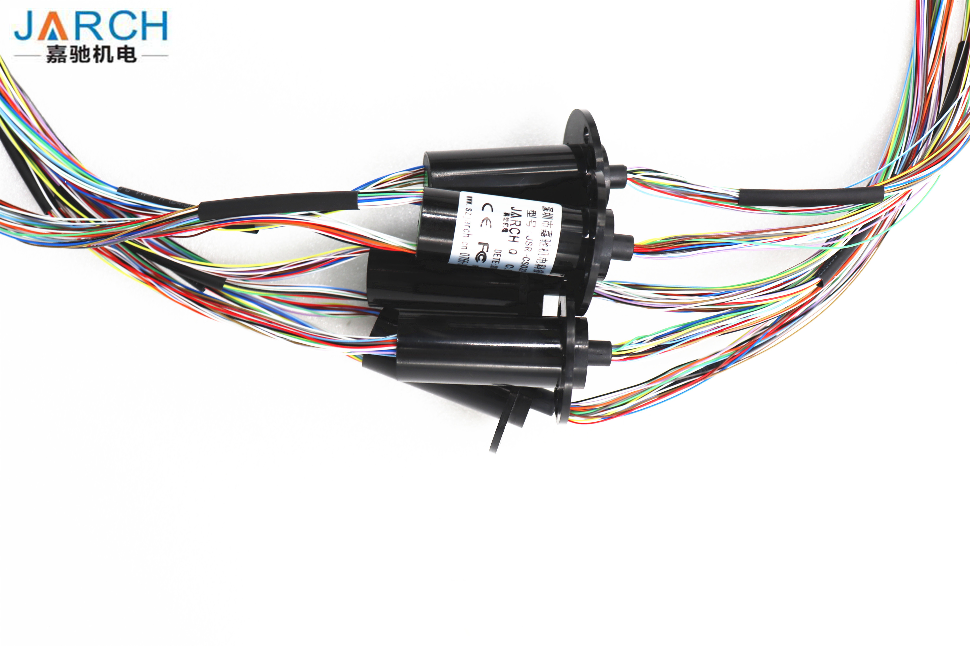 OD12.4mm Miniature Slip Ring Units For Robotics / Rotary table