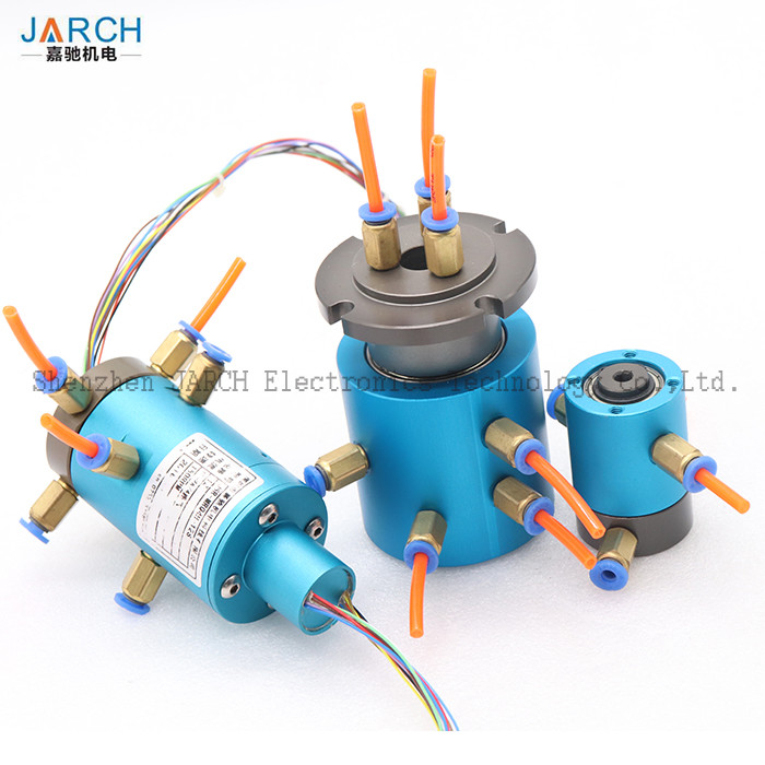 Gas Pneumatic Hydraulic Hybrid Air Slip Rings Rotary Joint Electrical ...