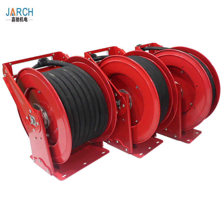 Retractable Spring Garden Hose Reels Water Truck Hose Reel 50ft Hose ...