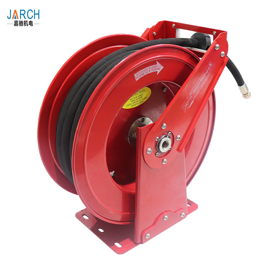 Steel Shaft Retractable Hose Reel , Industrial Ceiling Mounted ...