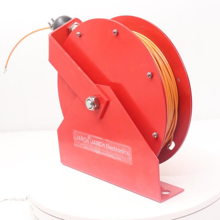 Red 2mm Static Discharge Grounding Reel Explosion Proof For Hazardous ...