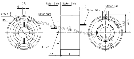 Hollow Shaft Through Bore Slip Ring