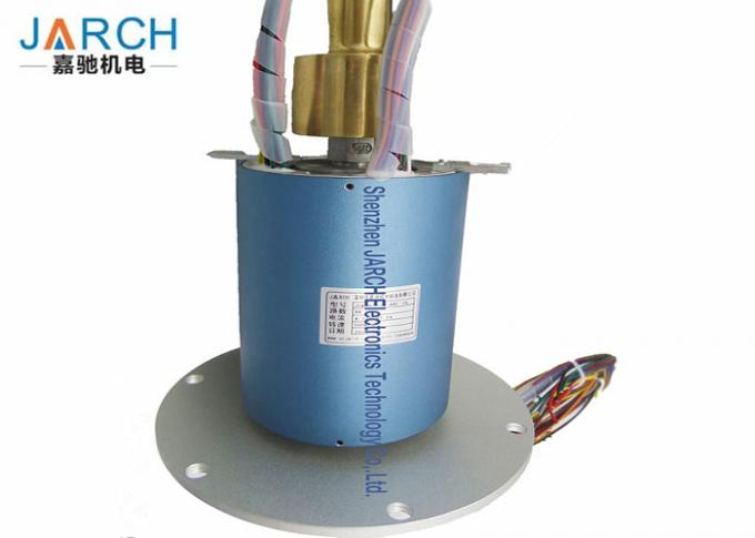 5A / 15A Pneumatic Rotary Union With OD 99mm / Electrical Slip Joint ...