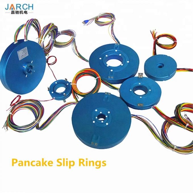 286mm Length Alternator PCB Pancake Slip Ring Aluminium Alloy Flat Slip ...