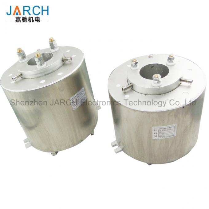 3 Circuits 400A Through Bore Slip Ring , Shaft Mounted High Current ...