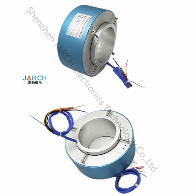 380V AC Through Bore 100mm Electrical Slip Ring 300RPM Speed IP51 ...