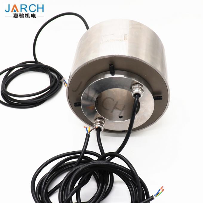 Protection Class IP66 Lead Free Explosion Proof Slip Ring Flange Mounting 4~16 Circuits