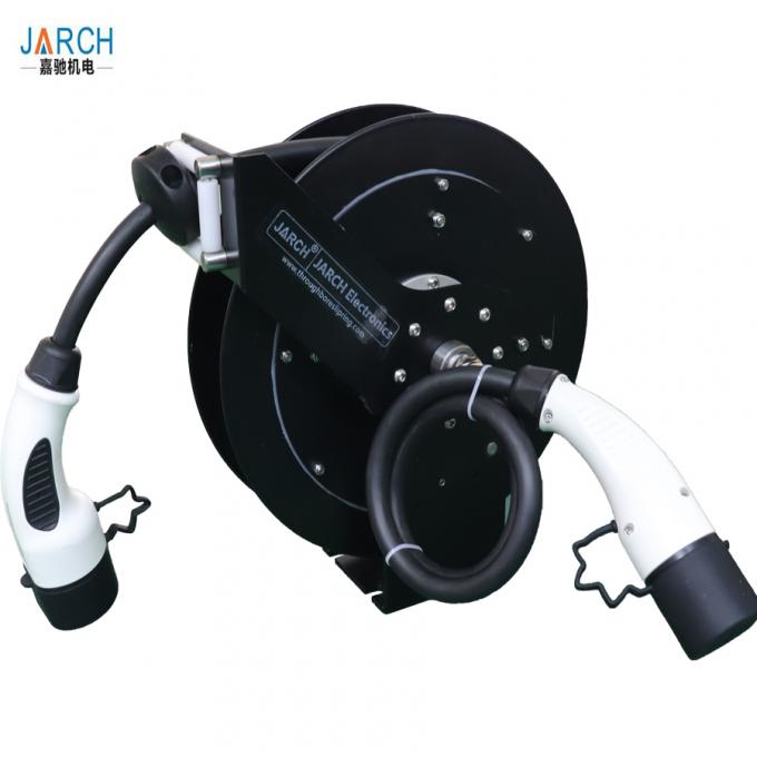 Working principle of slip rings cable reels