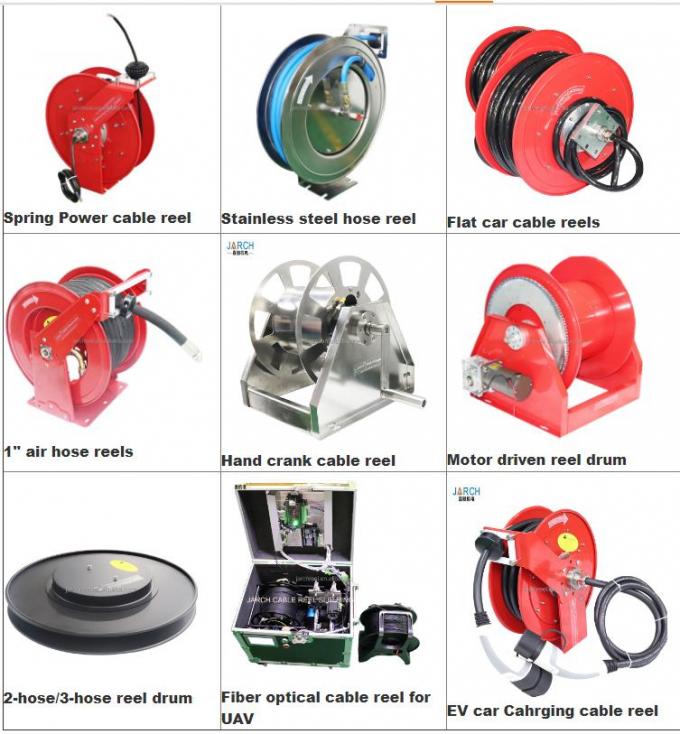 Retractable static grounding earthing enclosed cable reel for tank ...