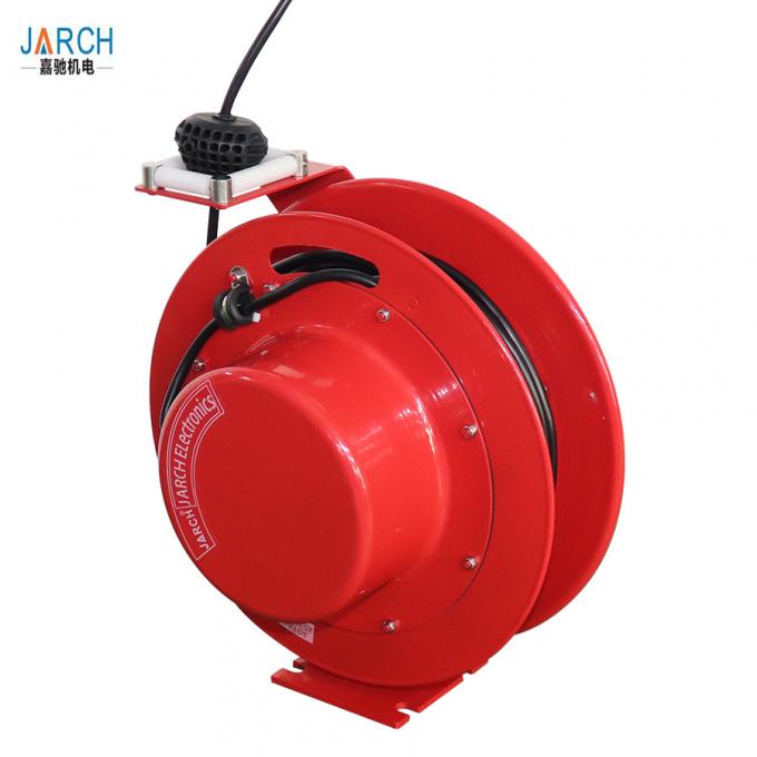 Working principle of slip rings cable reels