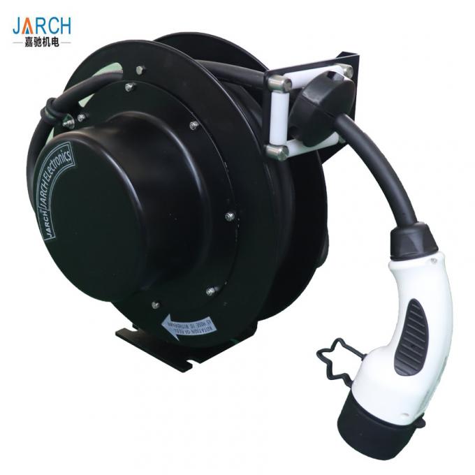 Electric Spring Driven cable reel ev reel 16A 32A 10m Car Charger Cable ...
